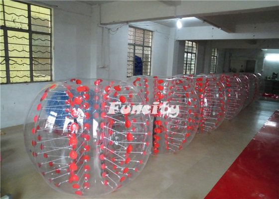 Adult Size1.0mm PVC Red Color Inflatable Bumper Ball Loopy Bubble Football For Outdoor Sports Games