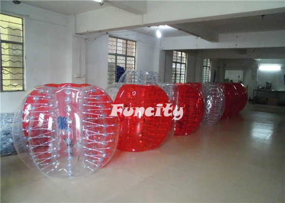 Custom Made Outdoor Sports Games , Inflatable 0.8mm TPU Body Zorbs