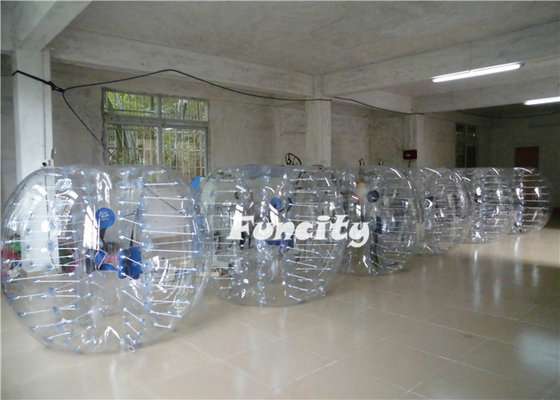 Custom Transparent TPU Body Zorb Ball Bubble Inflatable For Football Game