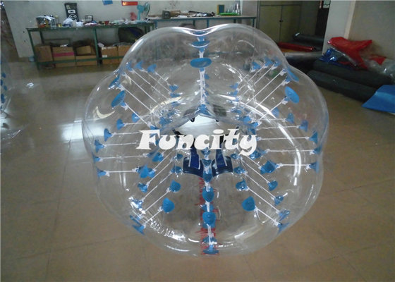 Custom Made Dot 0.8mm PVC Inflatable Bumper Ball With Printed Logo For Event Activities