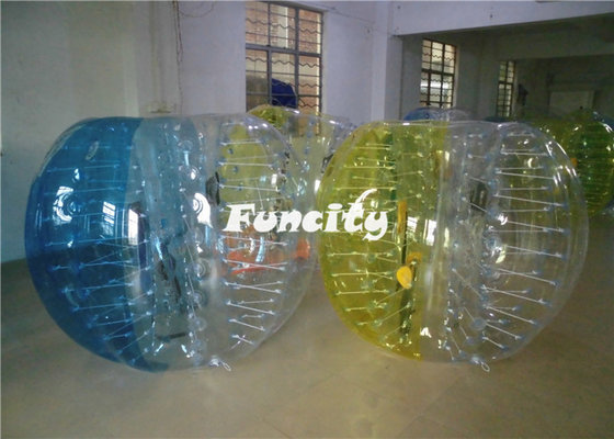 1.0mm TPU / PVC  Red Stripe Inflatable Bumper Ball Customized CE ROHS