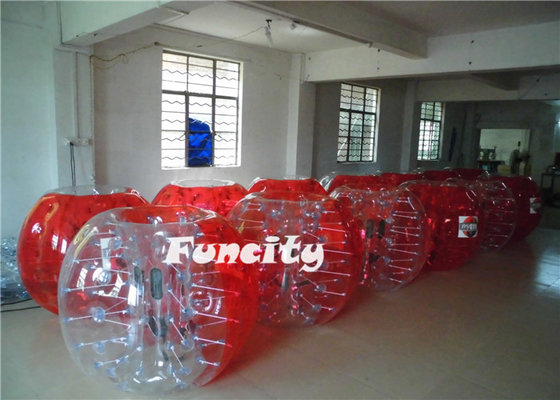 PVC Huge Red/Blue InflatableBumper Ball Human Bubble Football Ball For Adult Soccer Playing