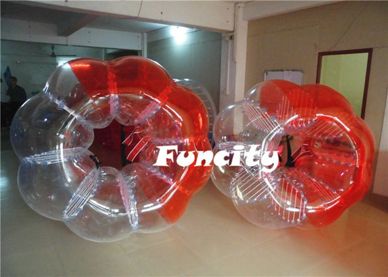 Custom Made Outdoor Sports Games , Inflatable 0.8mm TPU Body Zorbs
