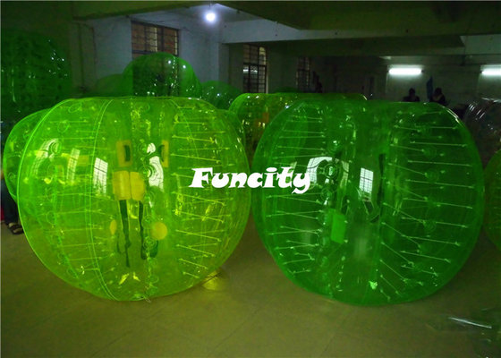Solid color Inflatable Bumper Ball For Water Park , 0.8mm Or 1.0mm Thickness