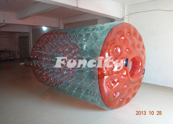 Red And Green Colorful Inflatable Water Walking Roller For Adult