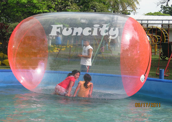 Colorful Single Layer Inflatable Water Roller with TIZIP Zipper and Velcro