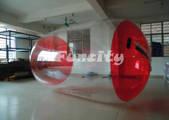 Single Layer Inflatable Water Roller Transparent With Tizip Zipper And Velcro