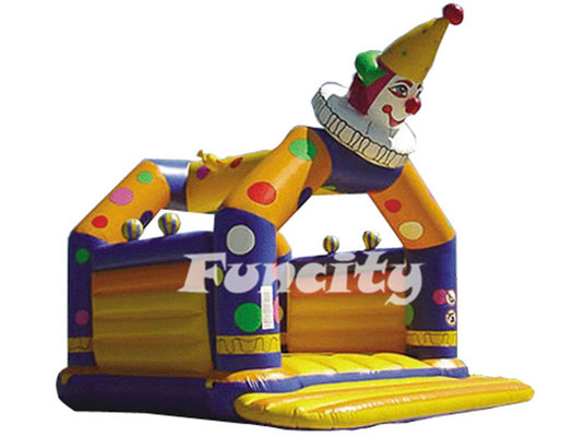 Commercial 0.55mm PVC Tarpaulin (18oz) Inflatable Water Park Trampoline Bouncy House