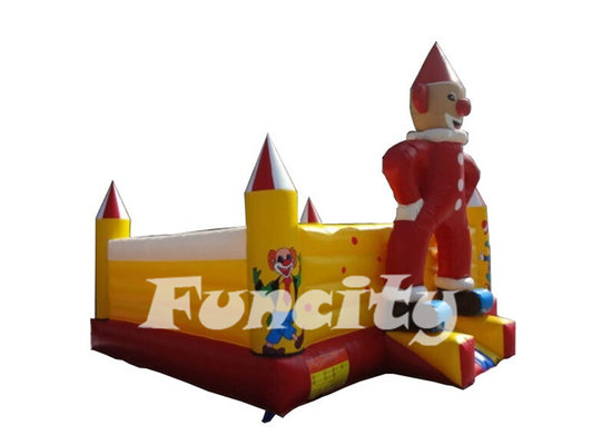 Commercial 0.55mm PVC Tarpaulin (18oz) Inflatable Water Park Trampoline Bouncy House