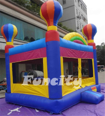 Durable 0.55mm PVC tarpaulin kids inflatable jumping castle for festival entertainment