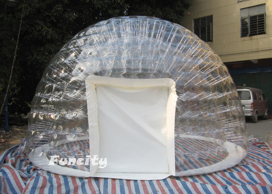 Family PVC Inflatable Dome Bubble Tent Customized 3 - 6m Diameter