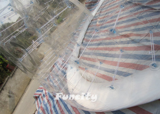 Family PVC Inflatable Dome Bubble Tent Customized 3 - 6m Diameter