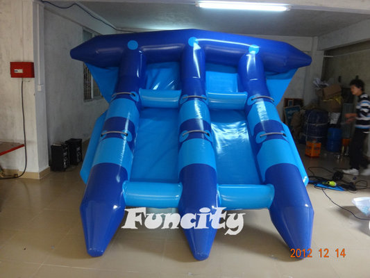 Colorful Custom Made Inflatable Fly Fish Boat For Water Sports