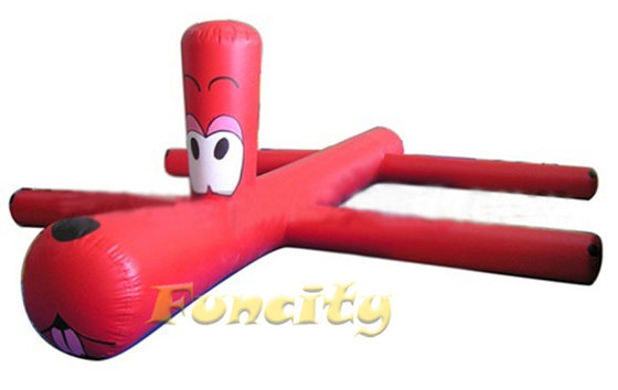 Durable Cartoon Inflatable Fly Fish Boat For Water Games And Sorts
