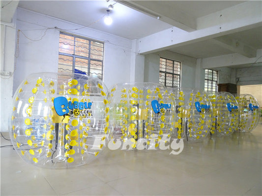 Blue Pvc / Tpu Inflatable Bumper Ball For Kids And Adult 1.0mm Thickness