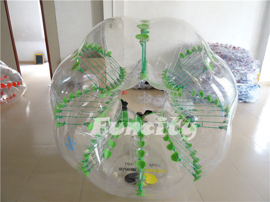 Adult PVC / TPU Body Zorb Ball 1.0MM Thickness With 1.5m And 1.8m Diameter