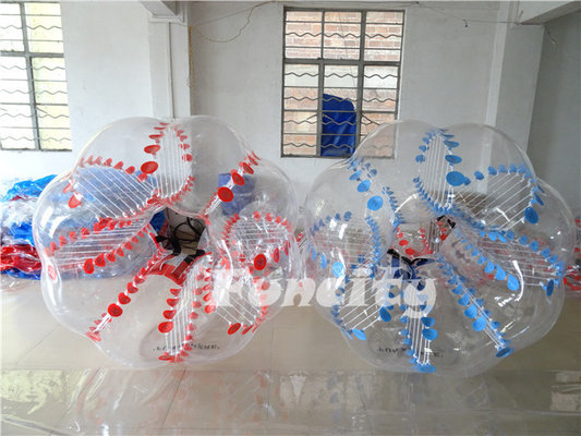 Customized TPU Inflatable Bumper Ball , Large Kids Bubble Football