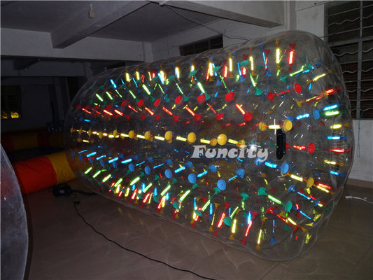 Adults PVC Inflatable Shinning Water Roller Funny For Party