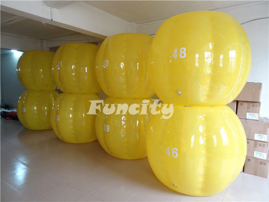 Durable Yellow Blue TPU Sumo Ball Sports Type For Kids / Adult