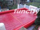 Customize Airtight Inflatable Soccer Field With Pillar And Net