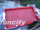 Customize Airtight Inflatable Soccer Field With Pillar And Net
