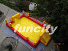 Popular Red And Yellow Inflatable Soccer Field Indoor Or Outdoor