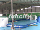 inflatable giant football playgrounds with customized logo for commercial use