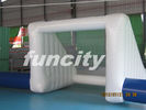 inflatable giant football playgrounds with customized logo for commercial use