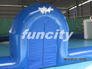 inflatable giant football playgrounds with customized logo for commercial use
