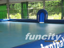 inflatable giant football playgrounds with customized logo for commercial use