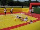 Professional Customized Logo Inflatable Soccer Field Rental Football Playground
