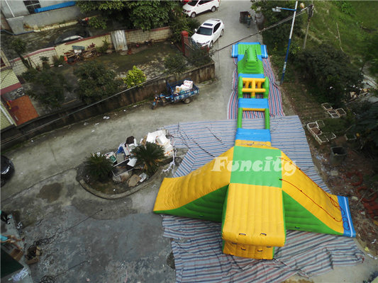 Giant Customized Inflatable Water Park Games 0.9MM PVC Tarpaulin