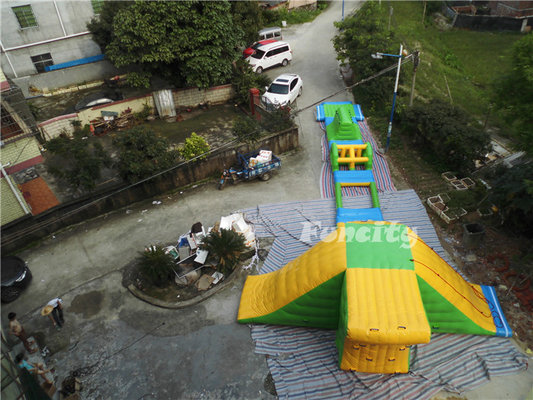Giant Customized Inflatable Water Park Games 0.9MM PVC Tarpaulin