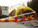 0.9mm PVC Tarpaulin Inflatable Water Pools with protective Pillar and Net