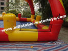 0.9mm PVC Tarpaulin Inflatable Water Pools with protective Pillar and Net