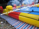 0.6mm Plato PVC Tarpaulin Red and Blue Inflatable Swimming Water Pool for amusement park