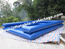 PVC tarpaulin two layer sky blue inflatable pool for water walking ball and paddler boat