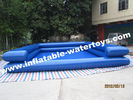 PVC tarpaulin two layer sky blue inflatable pool for water walking ball and paddler boat