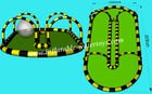 0.6mm PVC Tarpaulin Sealed Inflatable Zorb Track for Kids and Adults Entertainment
