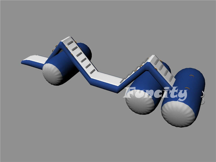 0.9mm PVC Tarpaulin Inflatable Water Toys Inflatable Water Obstacle For Water Park 8mL*2.5mW*1.8mH