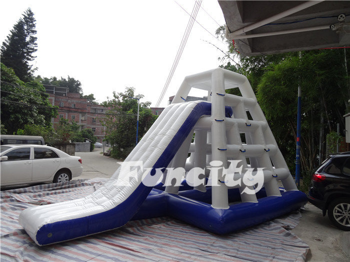 6.5mLx4mWx4.2mH Inflatable Water Toys 0.9mm PVC Tarpaulin Water Jungle Jim