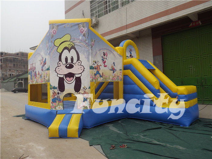 Size 5L*4W*6Hm 0.55mm PVC Tarpaulin Kids Inflatable Jumping Bouncer