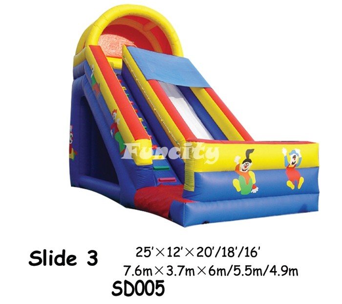Durable PVC Inflatable Dry Slide / Inflatable Slip And Slide For Kids Playing