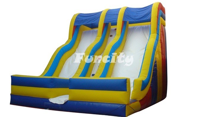 Customizable Size Inflatable Slip And Slide With Bounce Board 2 Years Warranty