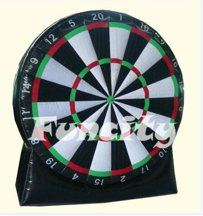 Fascinating Outdoors Inflatable Sport Games Football Dart Board For Youth Playing