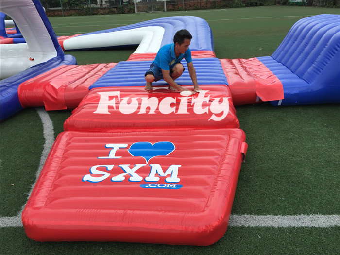 Summer Outdoor Waterproof Inflatable Aqua Park For Children / Adult SGS Approval