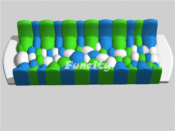 Durable Multi Color Inflatable Jump Around PVC Tarpaulin With 7 - 10 Years Lifespan