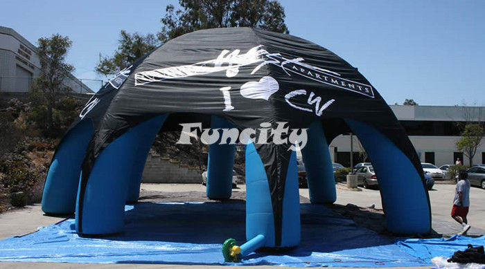 Custom Event Air Inflatable Tent 0.55mm PVC Tarpaulin Outdoor Inflatable Tent