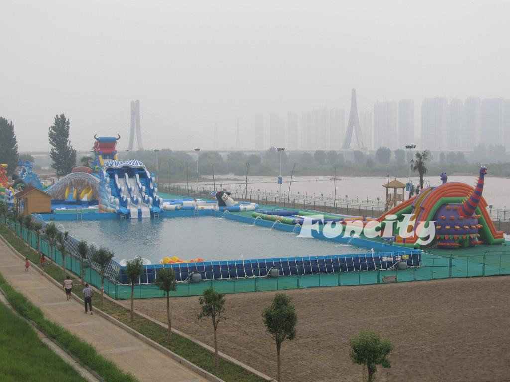 Durable Inflatable Water Parks Colorful for Entertainment