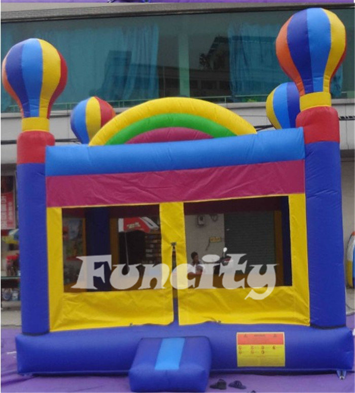 Durable 0.55mm PVC tarpaulin kids inflatable jumping castle for festival entertainment